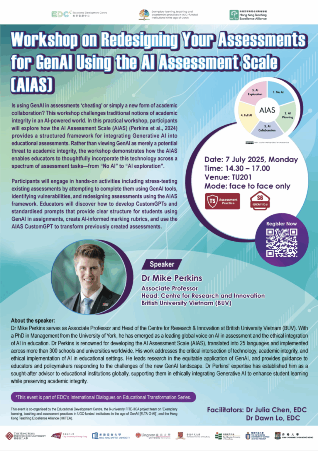 Workshop on Redesigning Your Assessments for GenAI Using the AI ...